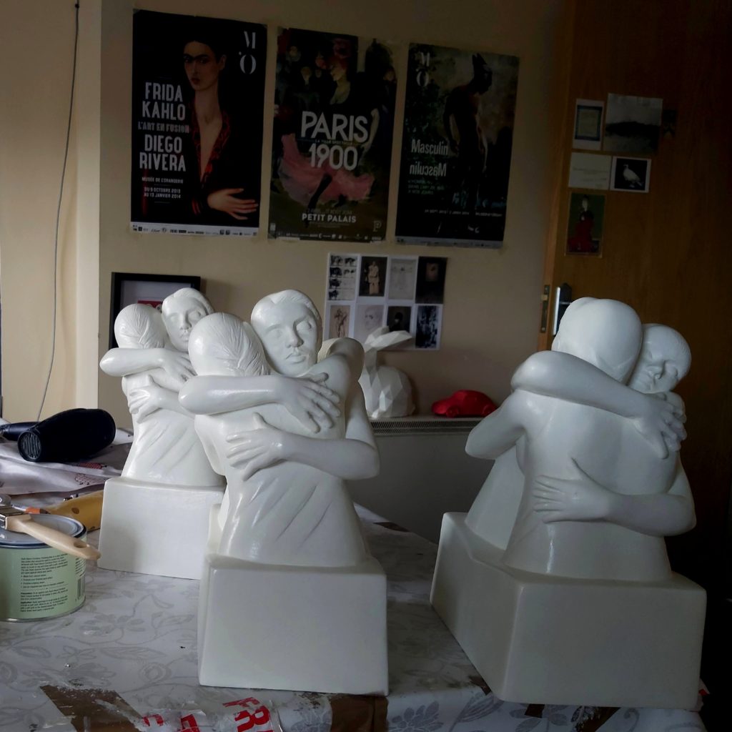 “The Hug” – The Full Story - Marie Smith Sculpture